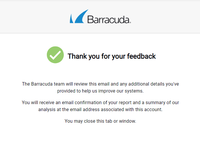 Barracuda Essentials Outlook Add-In – New Mexico Finance Authority